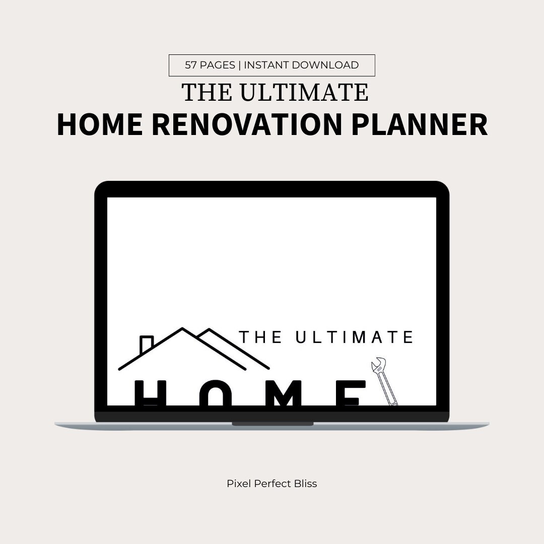 The Ultimate Home Renovation Planner, Home Improvement Budget, House ...