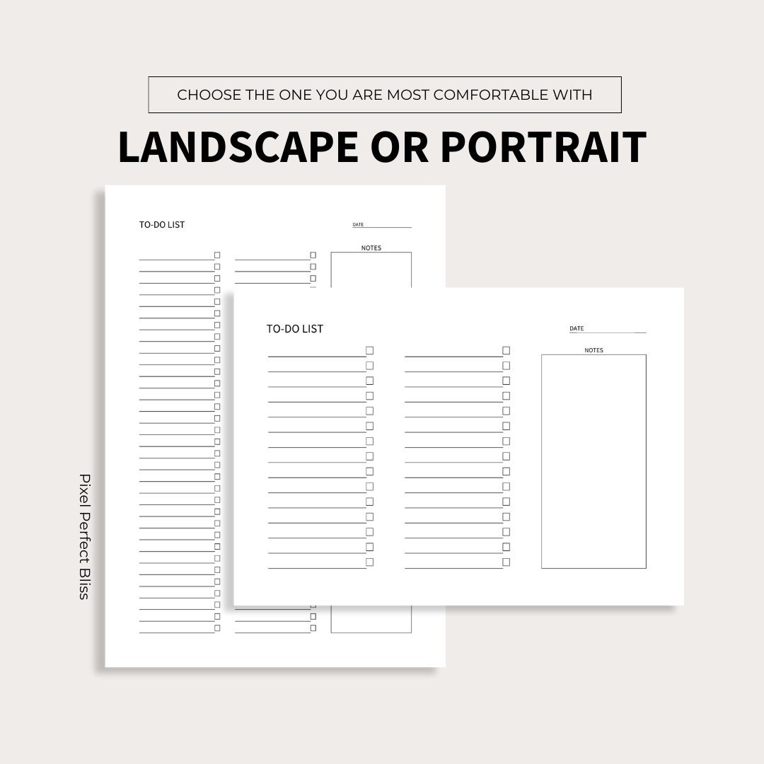 Minimal to Do List Printable, Simple Tasks List Template, Productivity ...