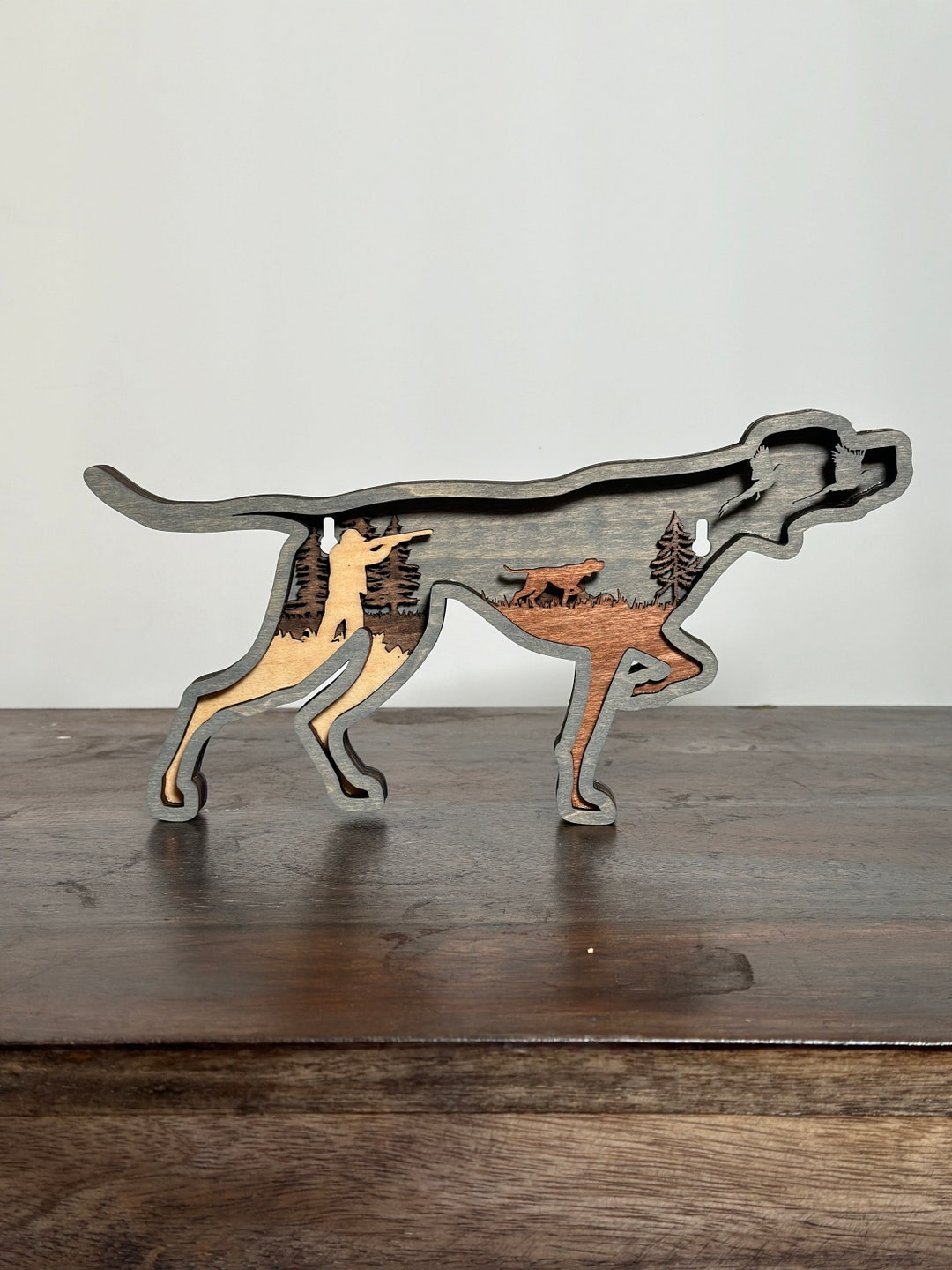 Custom English Pointer Art Bird Dog Gift Hunting Decor Perfect for Bird ...