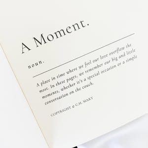 Couples Memory Journal, Record Your Big & Little Moments | Memory Book ...