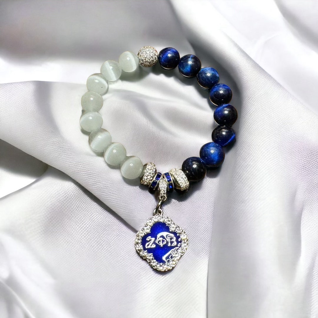 Zeta Phi Beta Charm Bracelet - Etsy