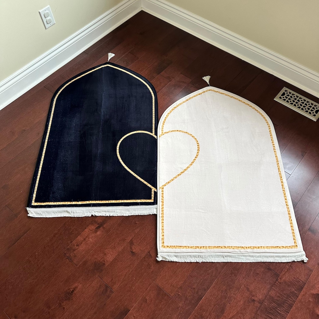 Couples Muslim Prayer Mats His and Hers Islamic Prayer Rugs Islamic ...