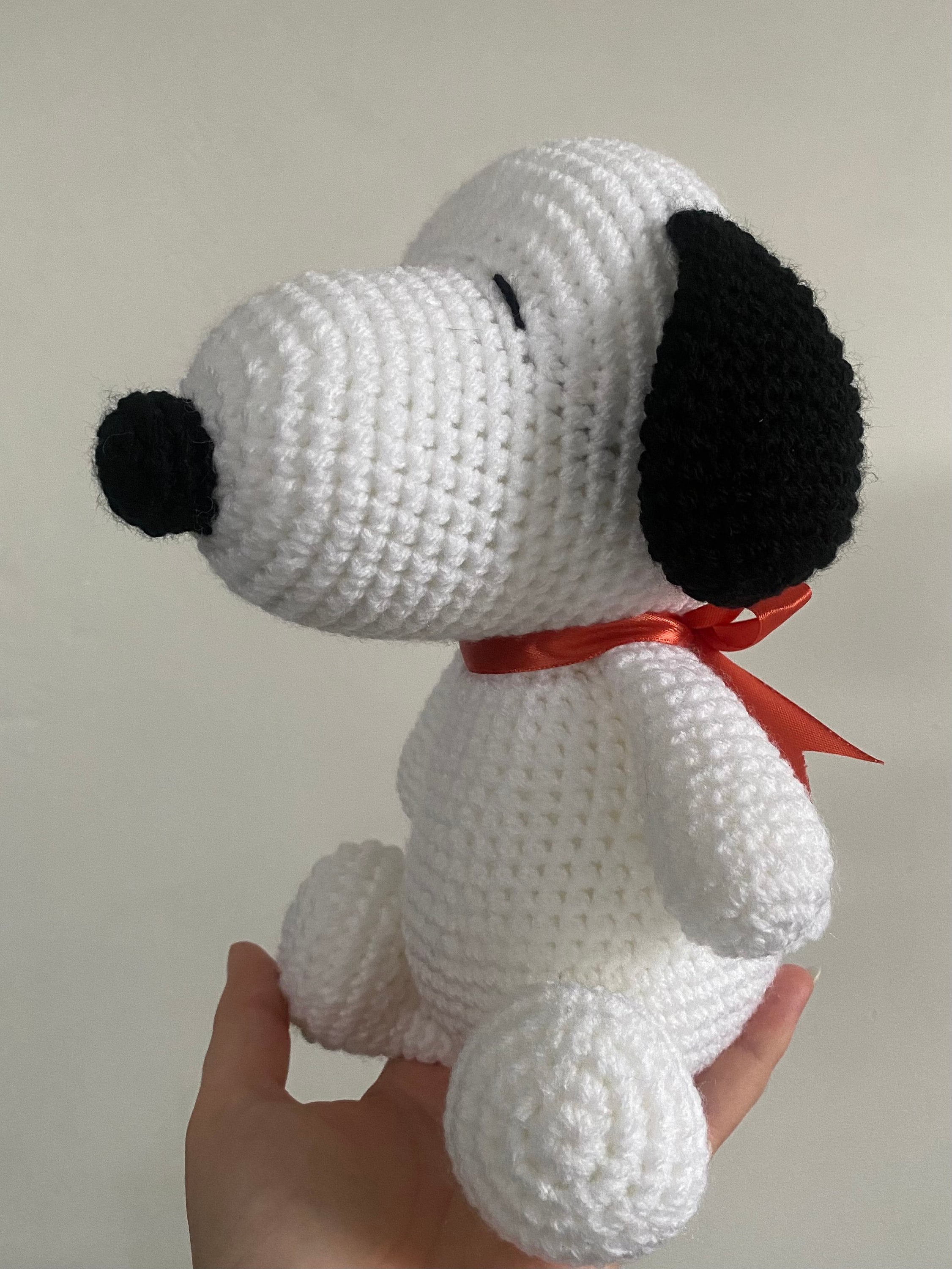 Hand Crocheted Amigurumi Snoopy Stuffed Animal - Etsy UK