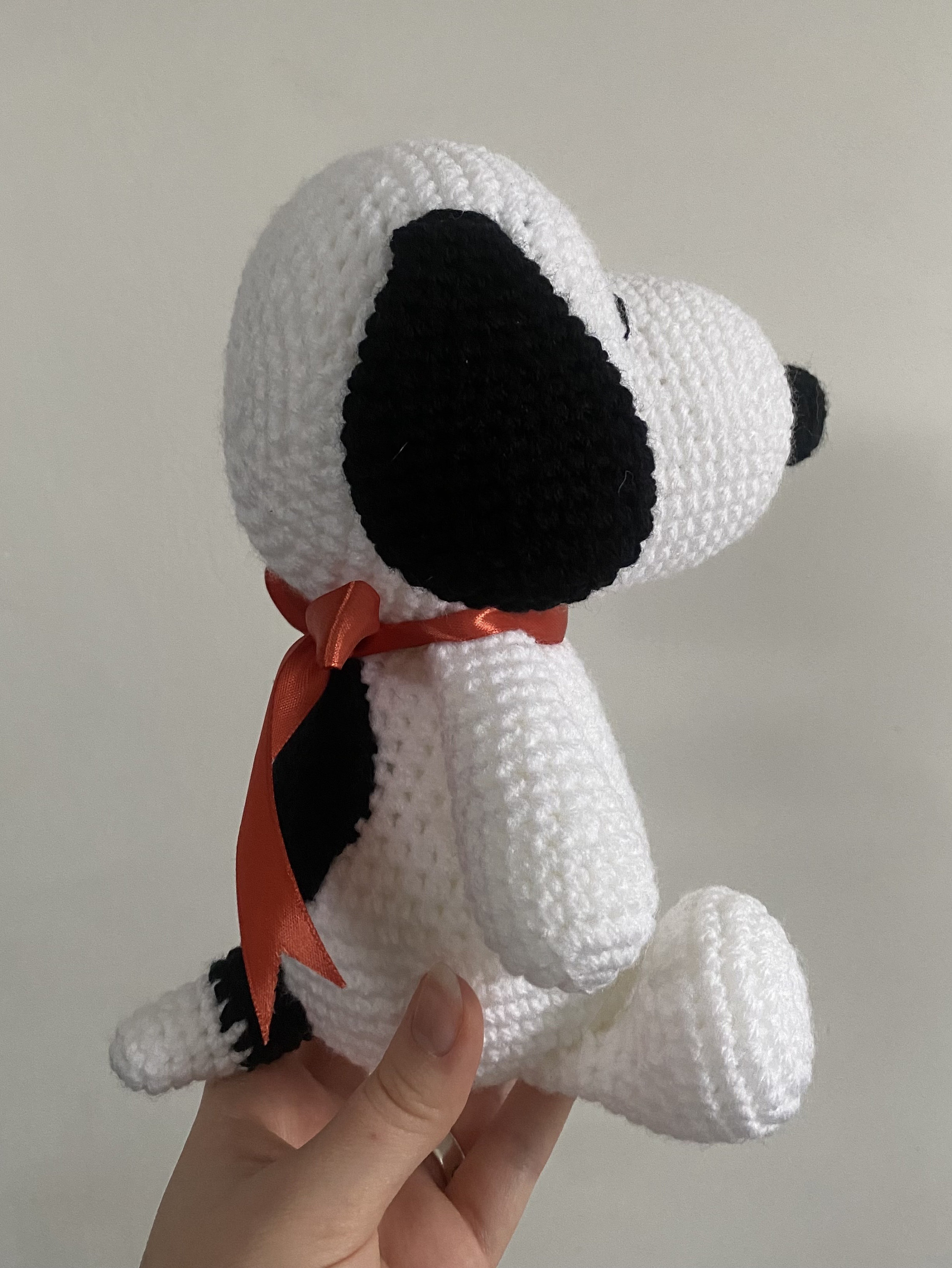 Hand Crocheted Amigurumi Snoopy Stuffed Animal - Etsy UK