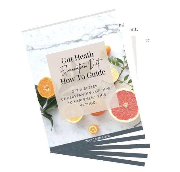 Gut Solution Elimination Diet: Canva Templates for Coaches - Etsy