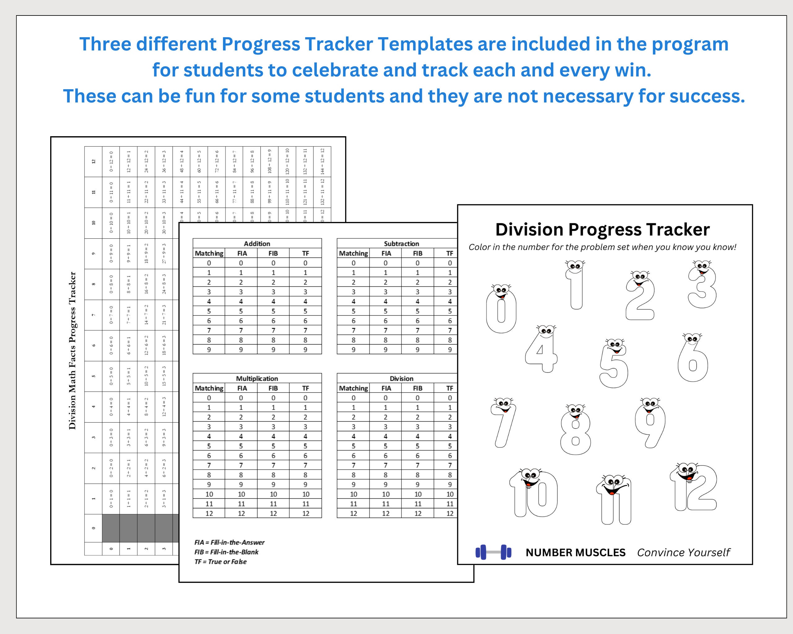 Printable Division Practice Program With 176 Worksheets - Division Sign ...