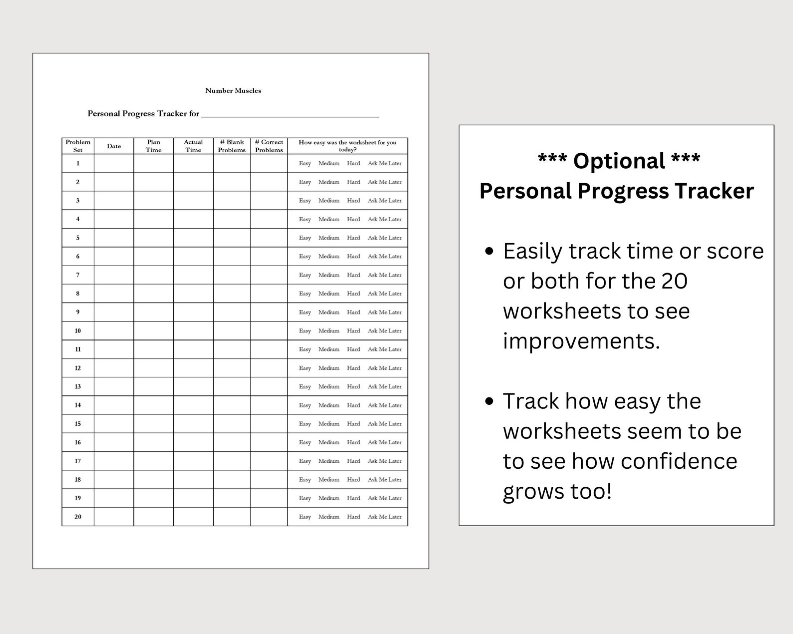 20 Multiplication Instant Download Printable Worksheets, Third Grade ...