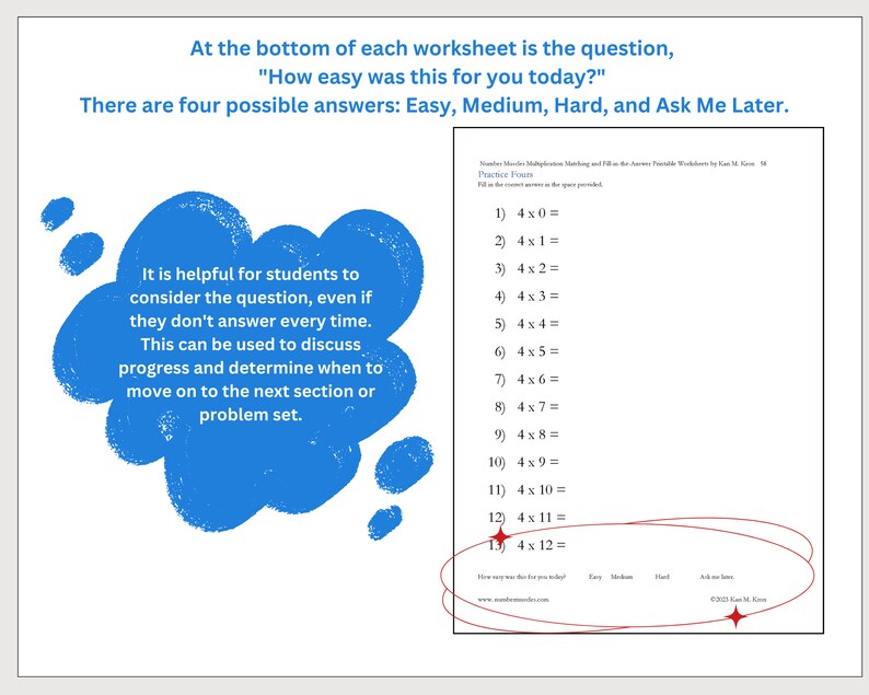 Printable Multiplication Practice Program With 189 Worksheets ...