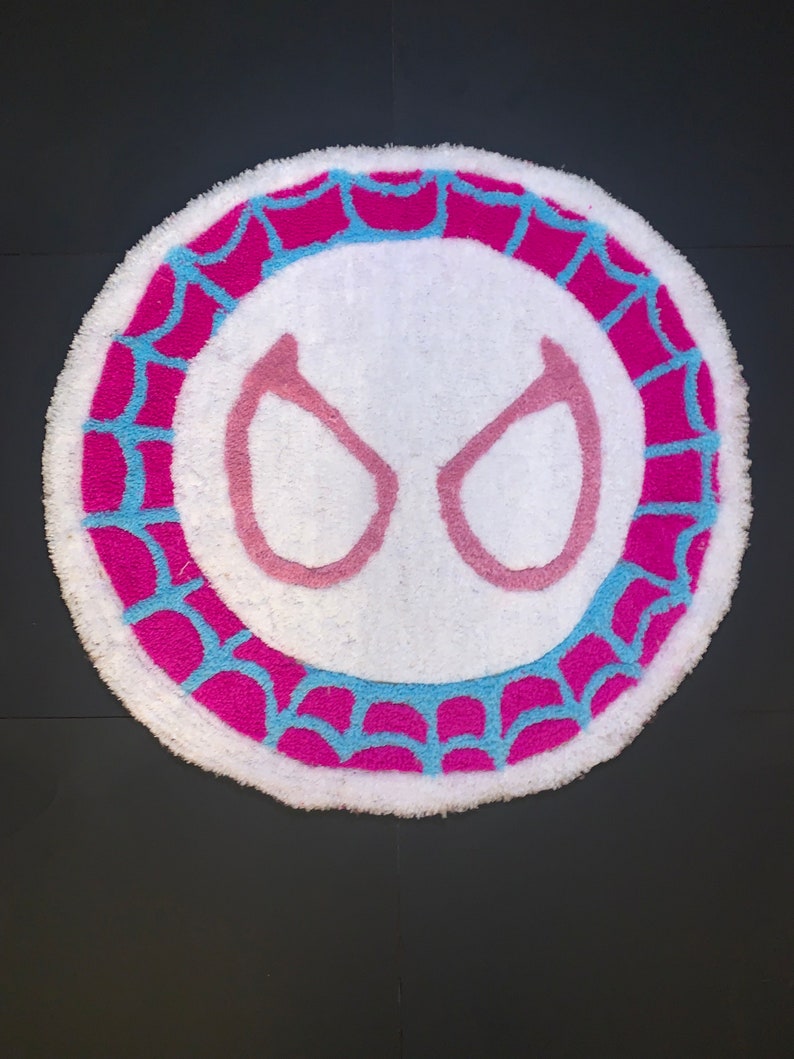 Spider Man: Gwen Stacy Custom Tufted Rug - Etsy