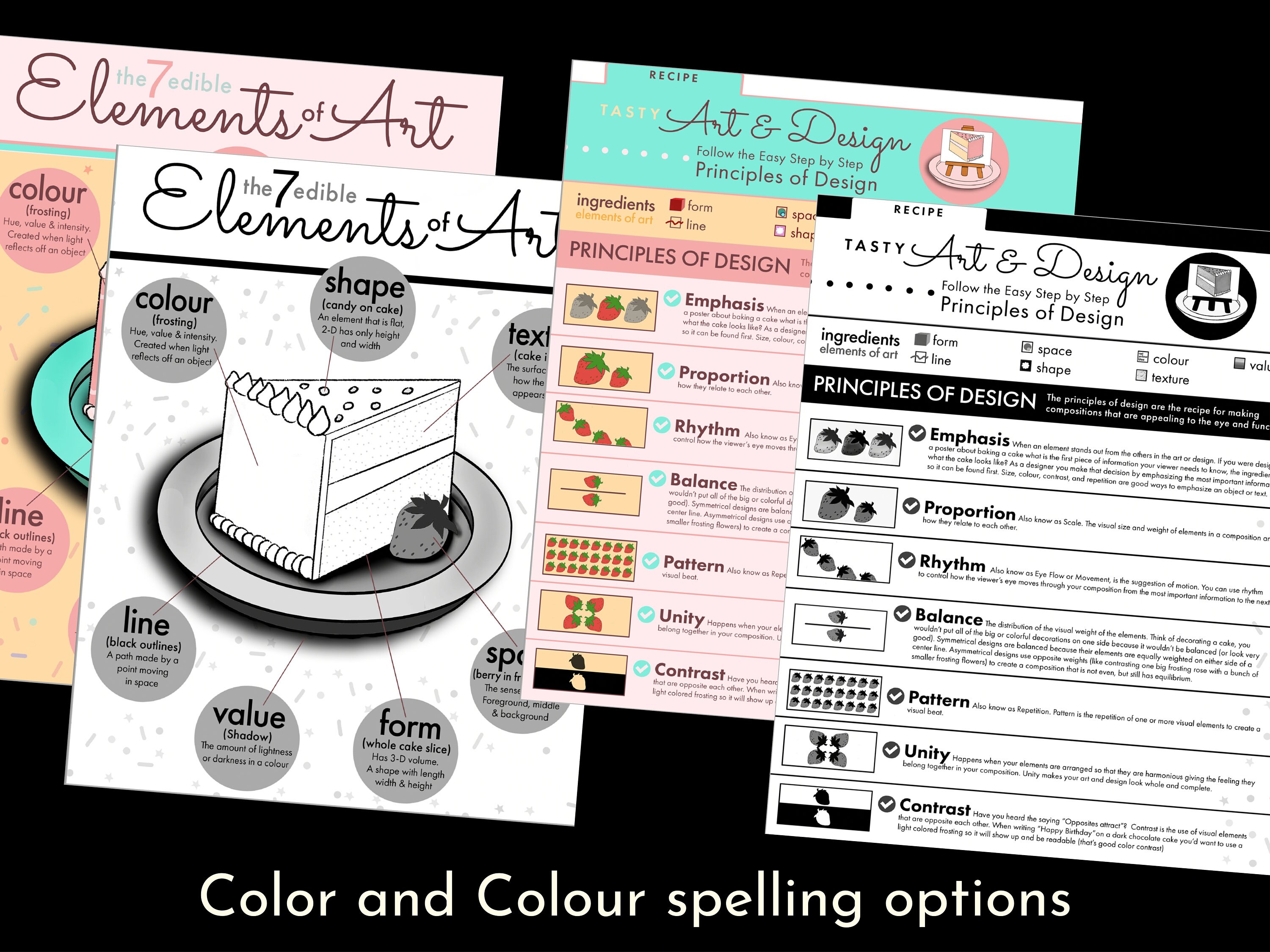 Elements of Art & Principles of Design Art Posters, Classroom Decor - Etsy