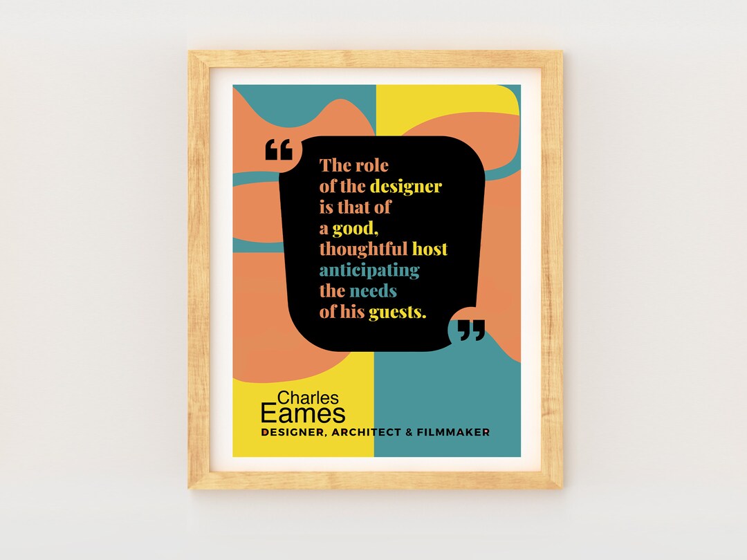 Eames Poster: Graphic Design, Art Classroom Decor, Printable Poster ...