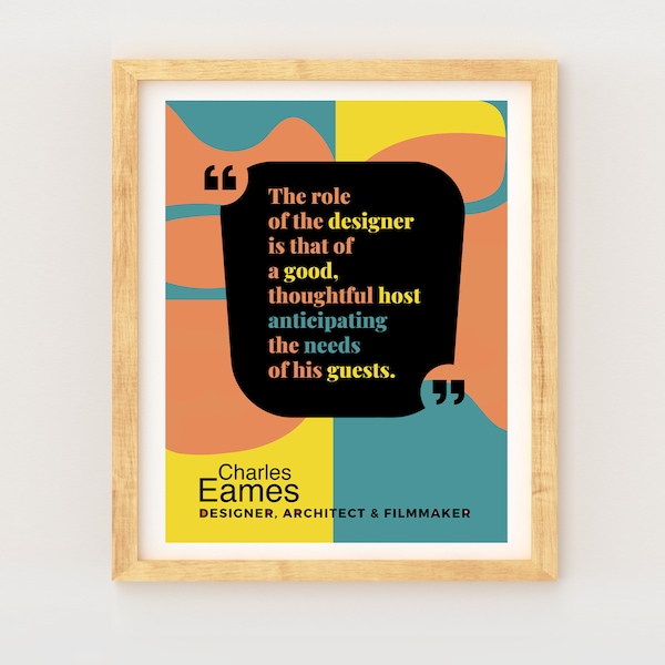 Eames Poster - Etsy