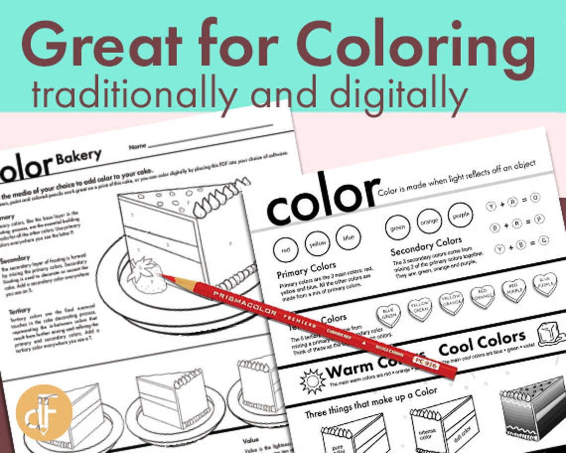 Elements of Art: Color. Poster, Art Activity & Bulletin Board - Etsy