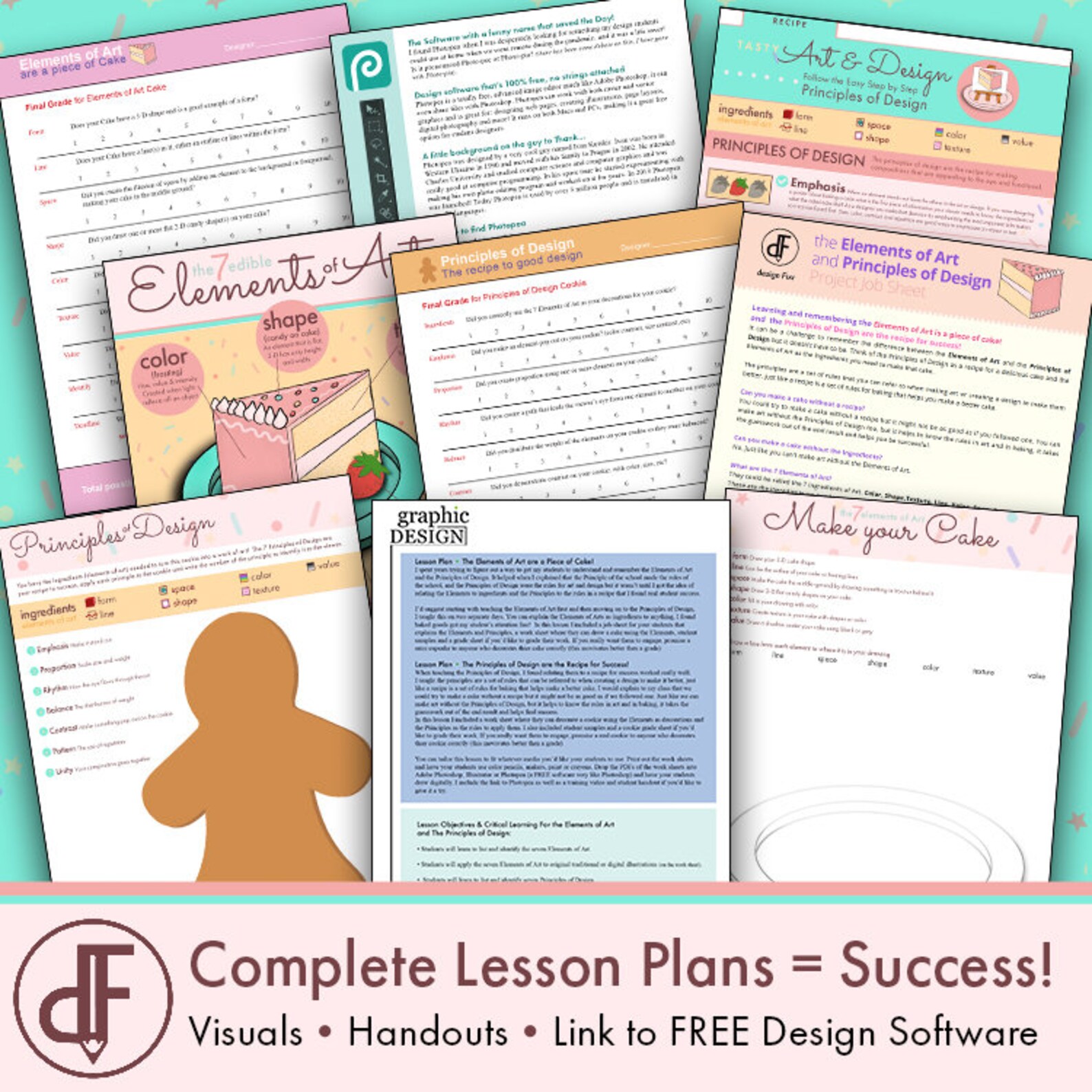 Elements of Art & Principles of Design Lessons - Etsy