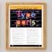 Type Parts Graphic Design Poster or Handout - Etsy