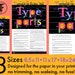 Type Parts Graphic Design Poster or Handout - Etsy