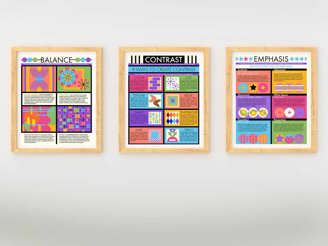 The 7 Principles of Design Explained in Colorful Downloadable ...
