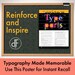 Type Parts Graphic Design Poster or Handout - Etsy