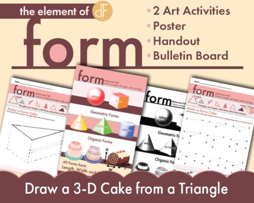 Elements of Art: Elementary Activity & Posters on FORM - Etsy