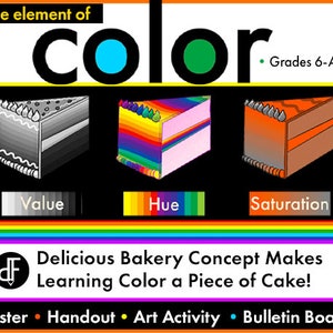 Elements of Art: Color. Poster, Art Activity & Bulletin Board - Etsy
