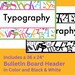 Type Parts Graphic Design Poster or Handout - Etsy
