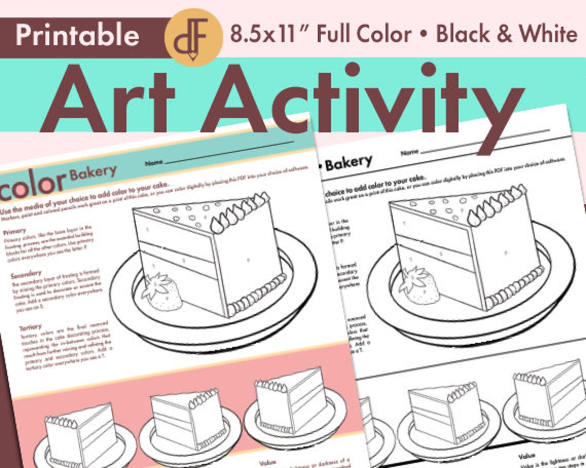 Elements of Art: Color. Poster, Art Activity & Bulletin Board - Etsy