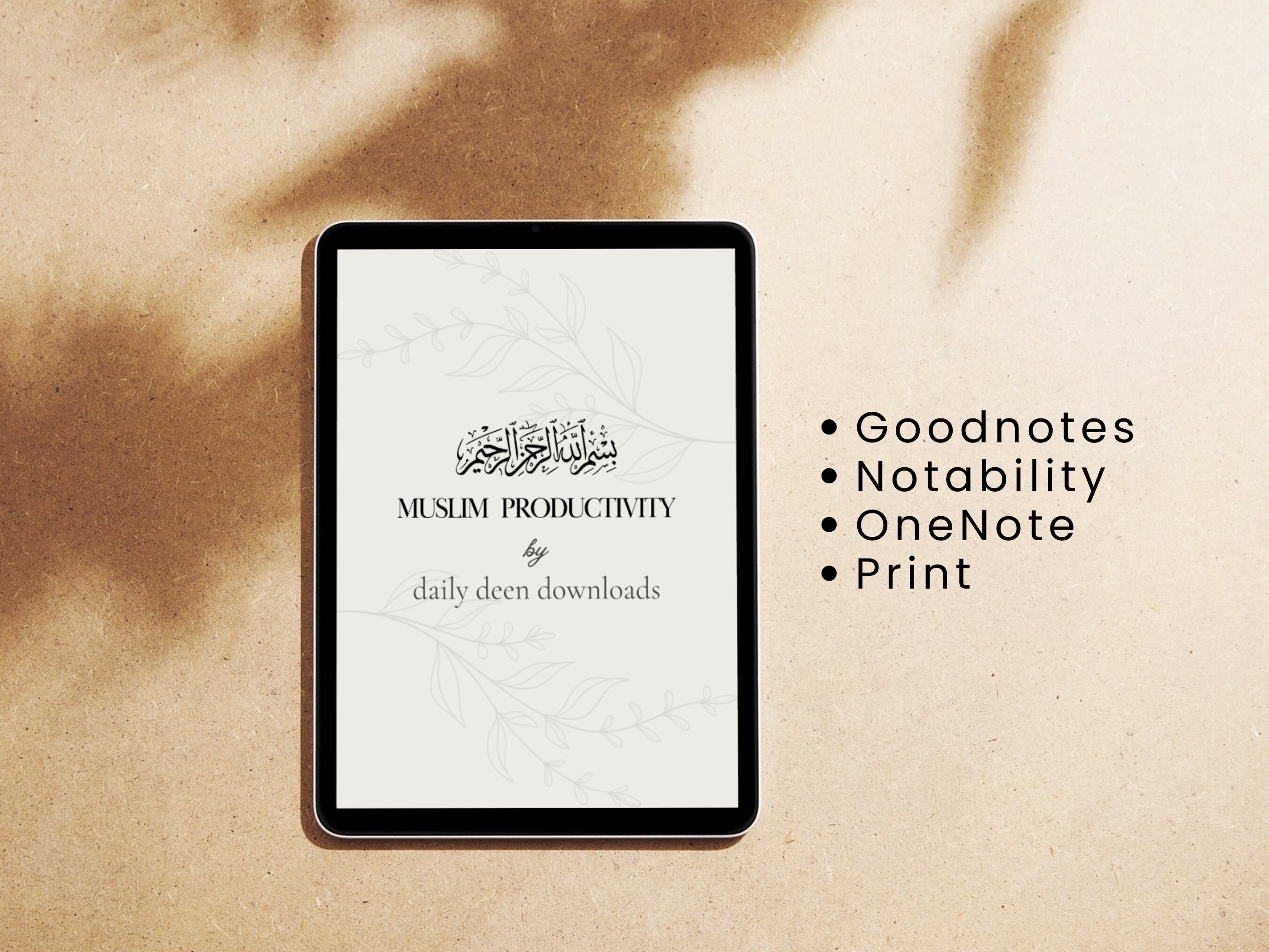 Muslim Productivity System | Daily Planner | Weekly Planner | Quran ...