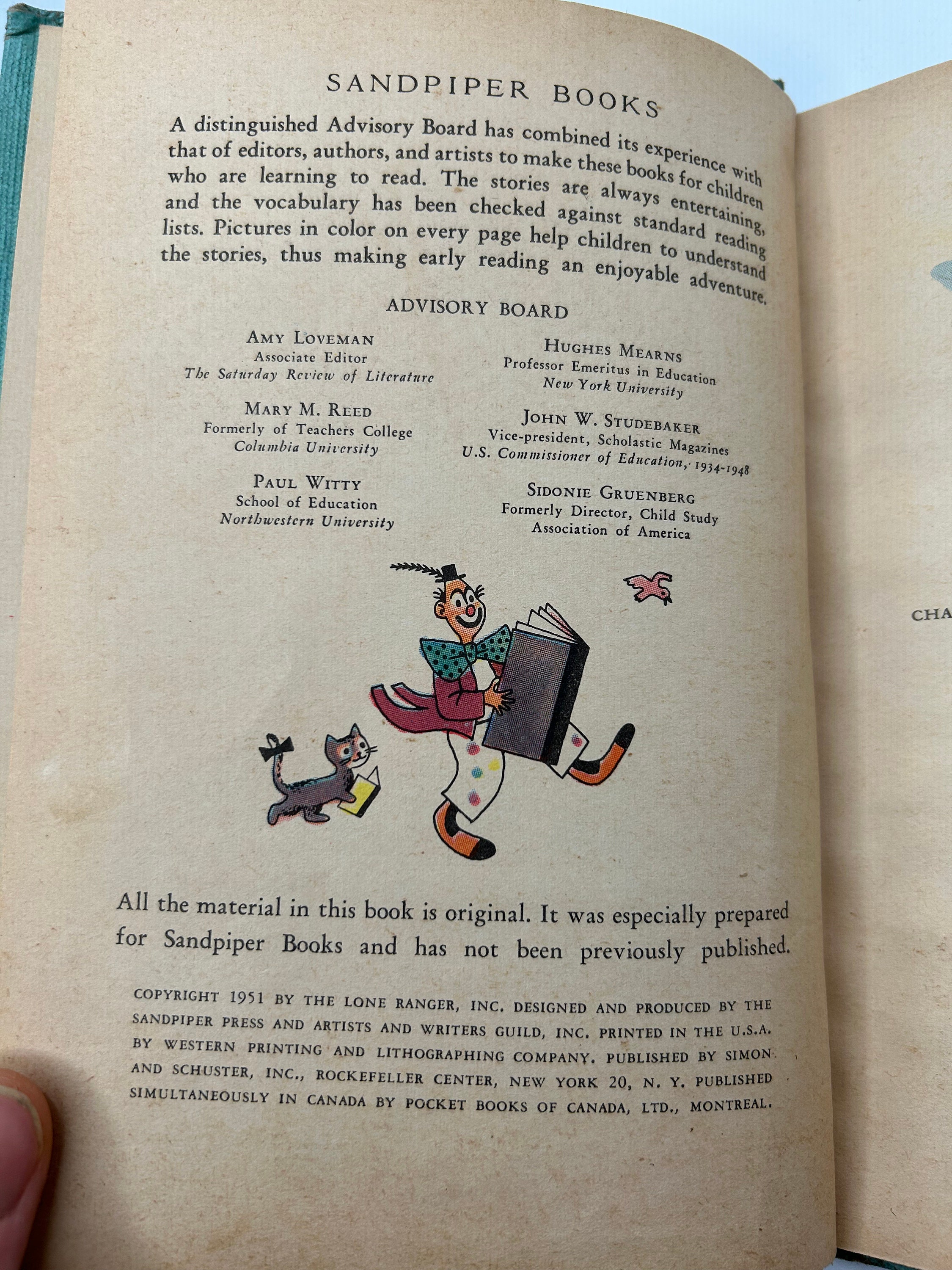 Lone Ranger Kid's Book Vintage 1950s Color Illustrations American Wild ...