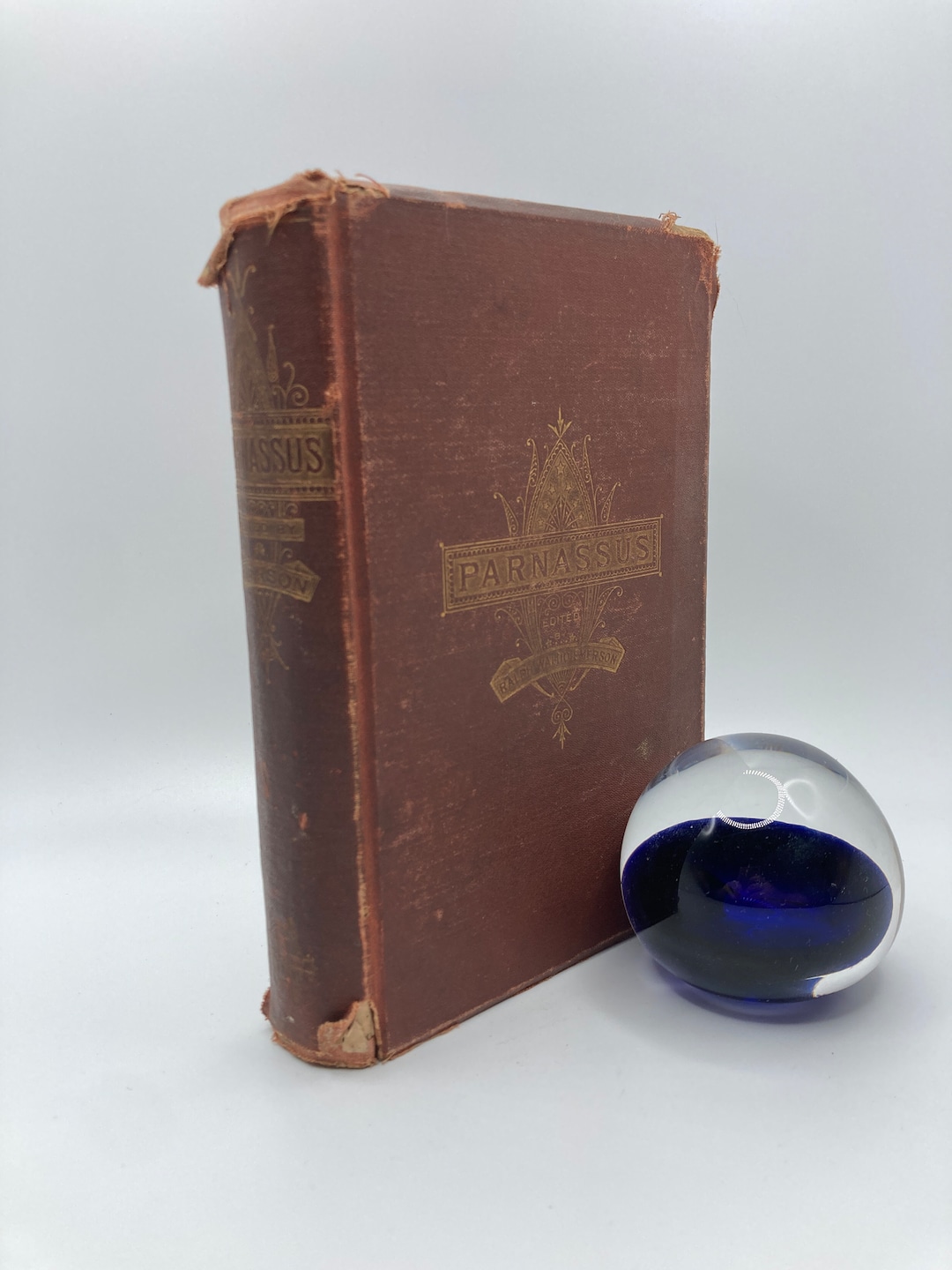 Antique 1800s Poetry Anthology, Parnassus Edited by Ralph Waldo Emerson ...