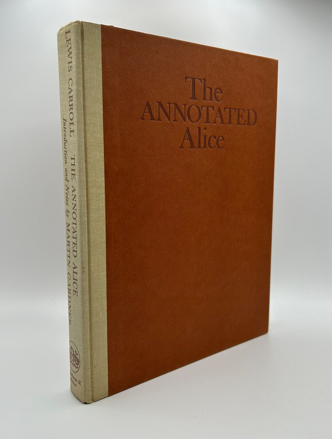 Alice in Wonderland Annotated Vintage Book, the Annotated Alice by Martin Gardner 1960 First ...