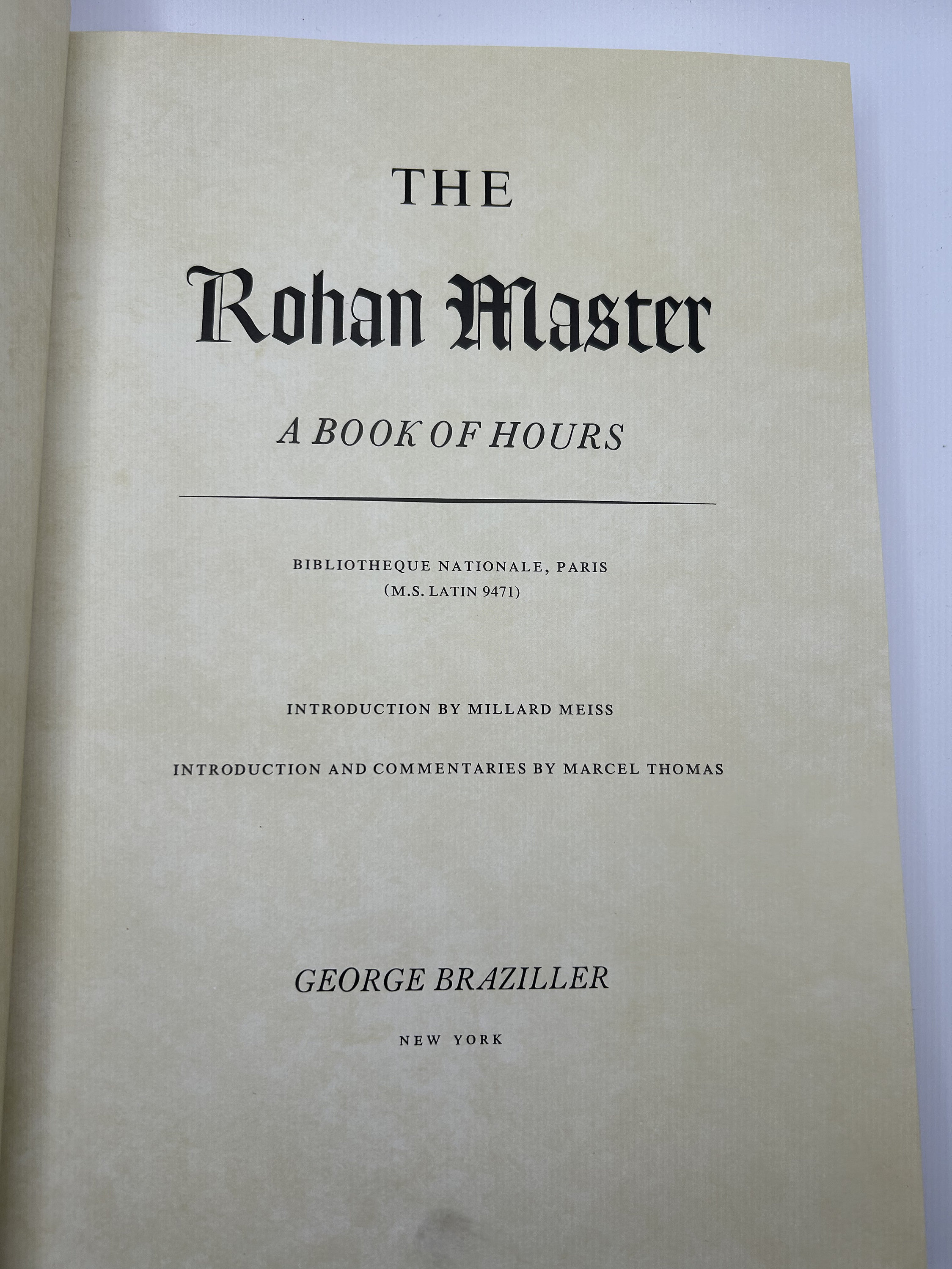 Illuminated Manuscript Art Book, the Rohan Master Middle Ages Book of ...