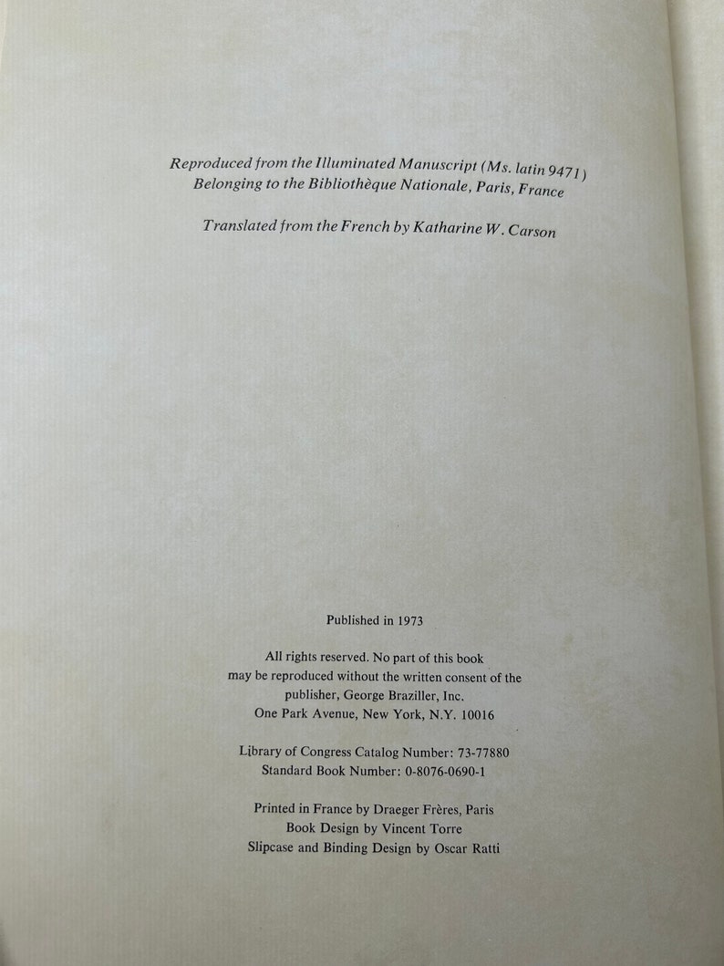 Illuminated Manuscript Art Book, the Rohan Master Middle Ages Book of ...