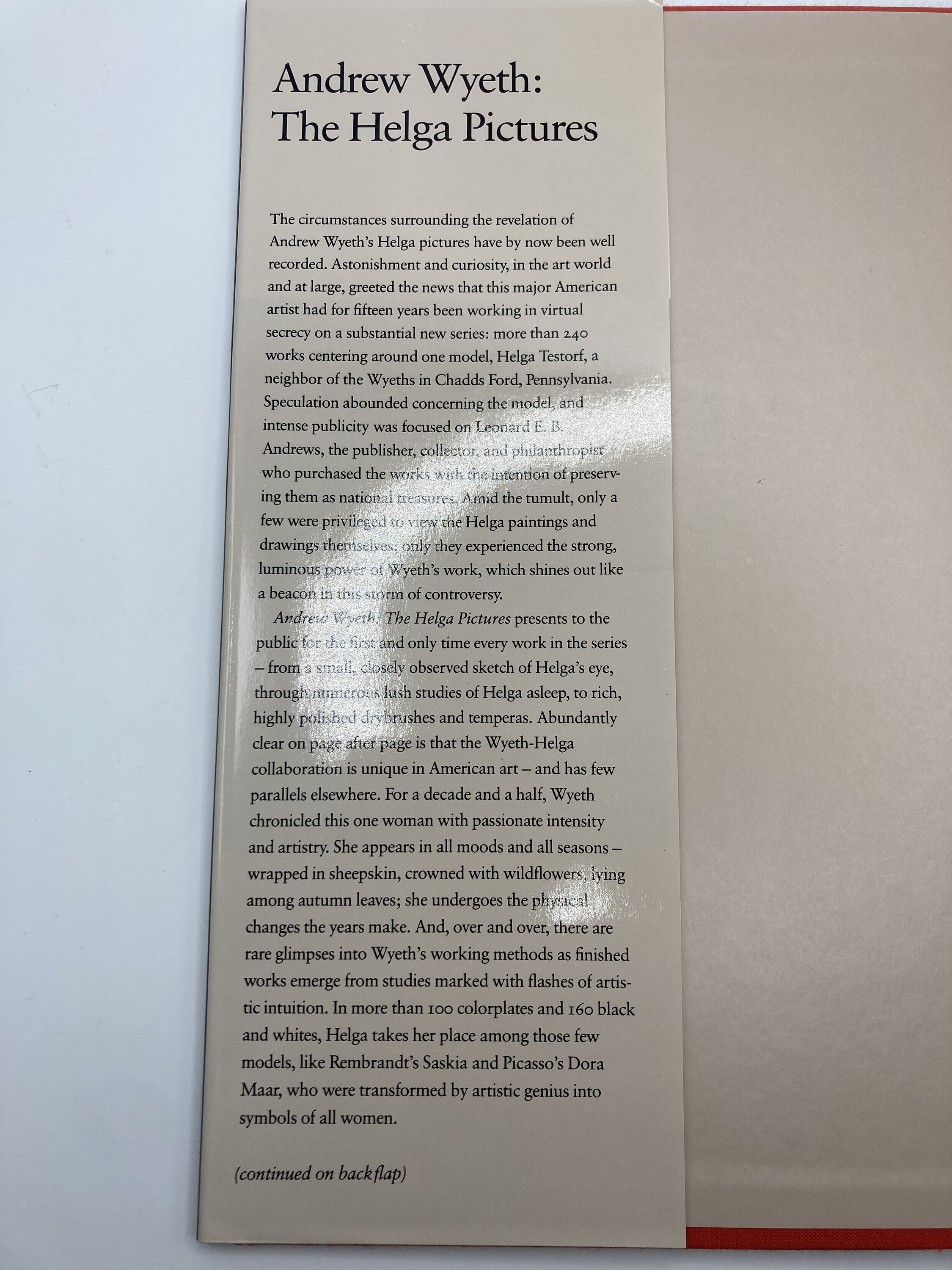 The Helga Pictures Andrew Wyeth Vintage Art Book, 1980s in Full Color ...