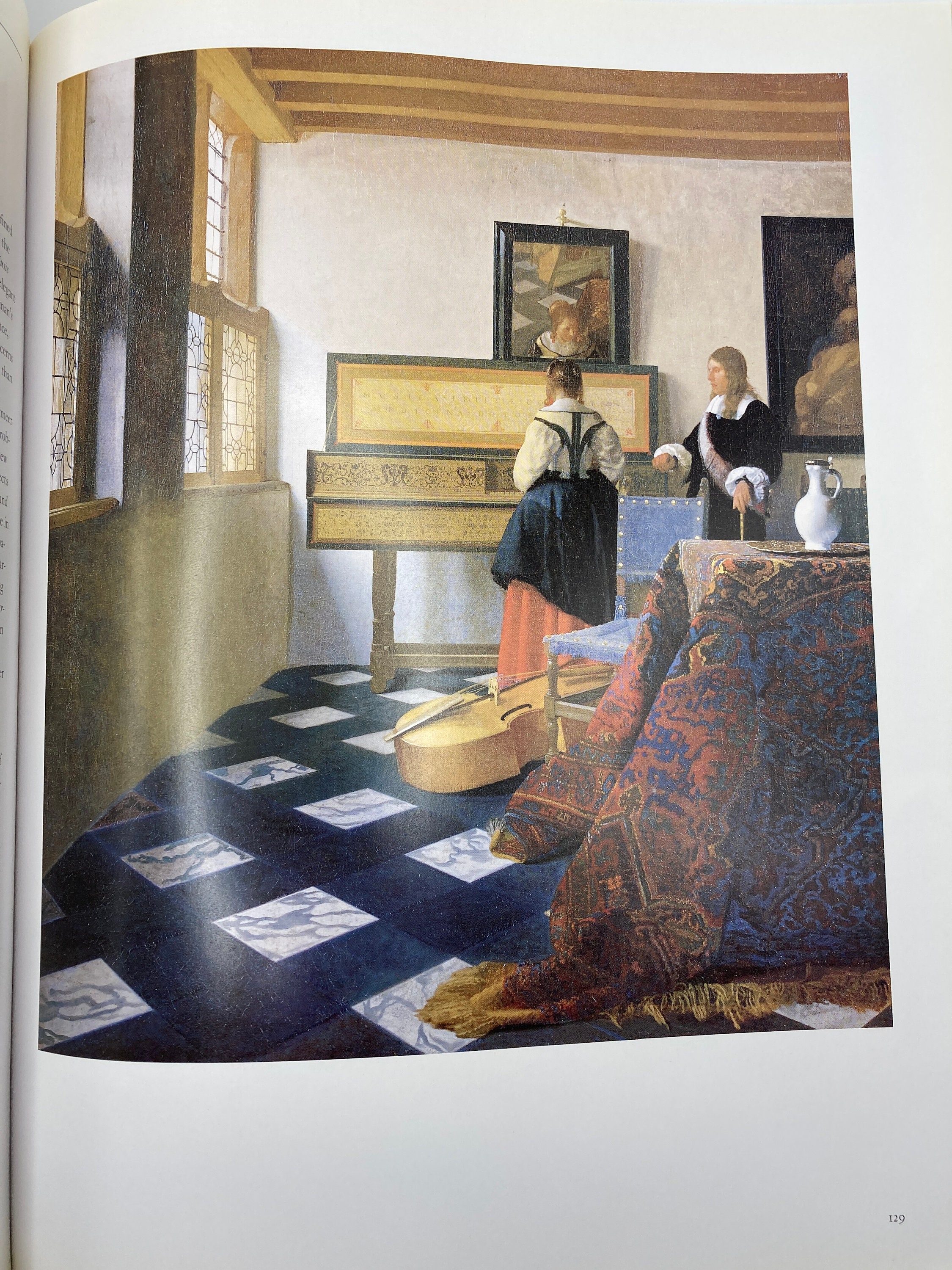 Johannes Vermeer Art Book, Vintage Museum Painting Softcover With Full ...