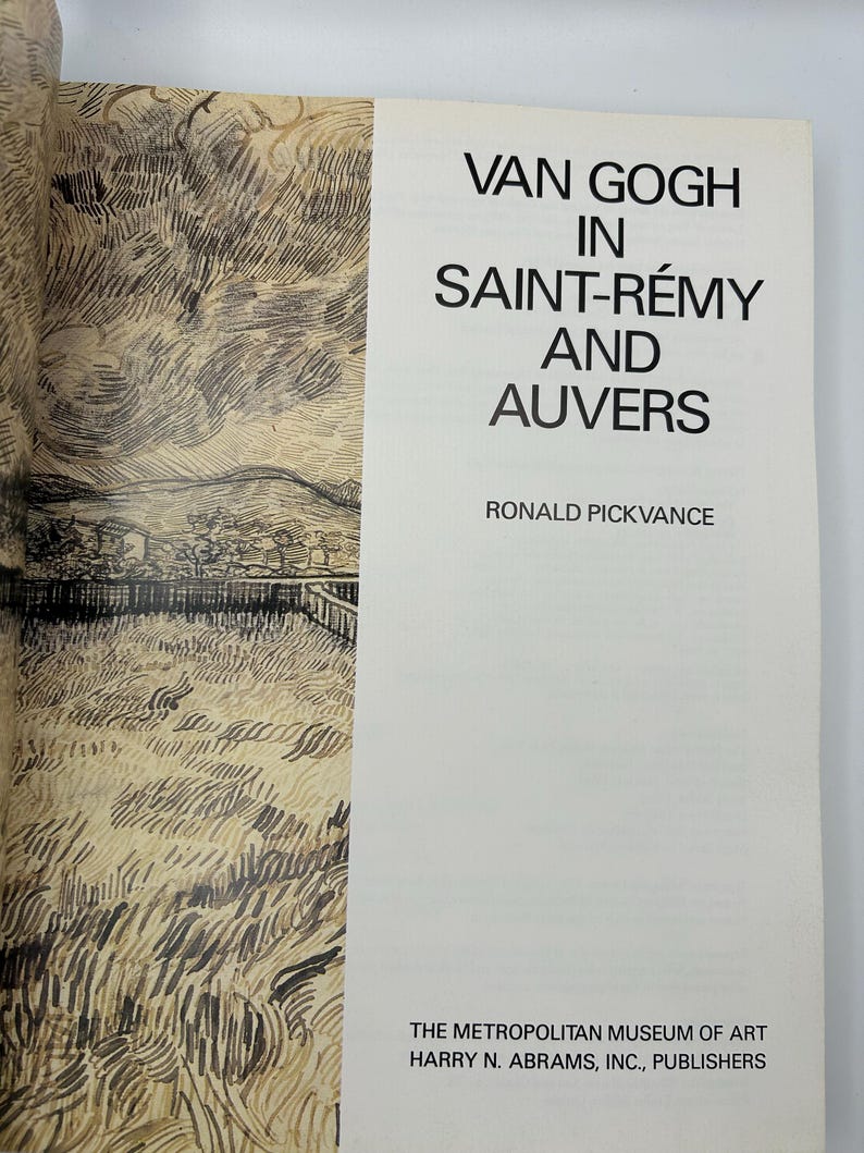 Vincent Van Gogh Art Book Color Hardcover Post Impressionism France ...