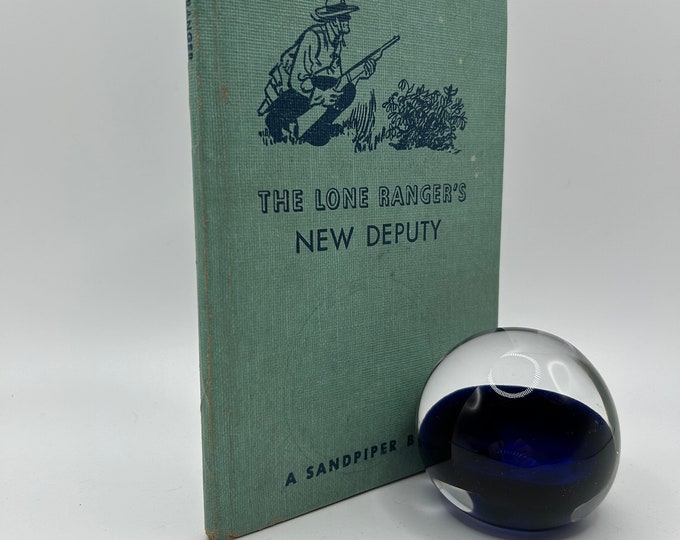 Lone Ranger Kid's Book Vintage 1950s Color Illustrations American Wild ...