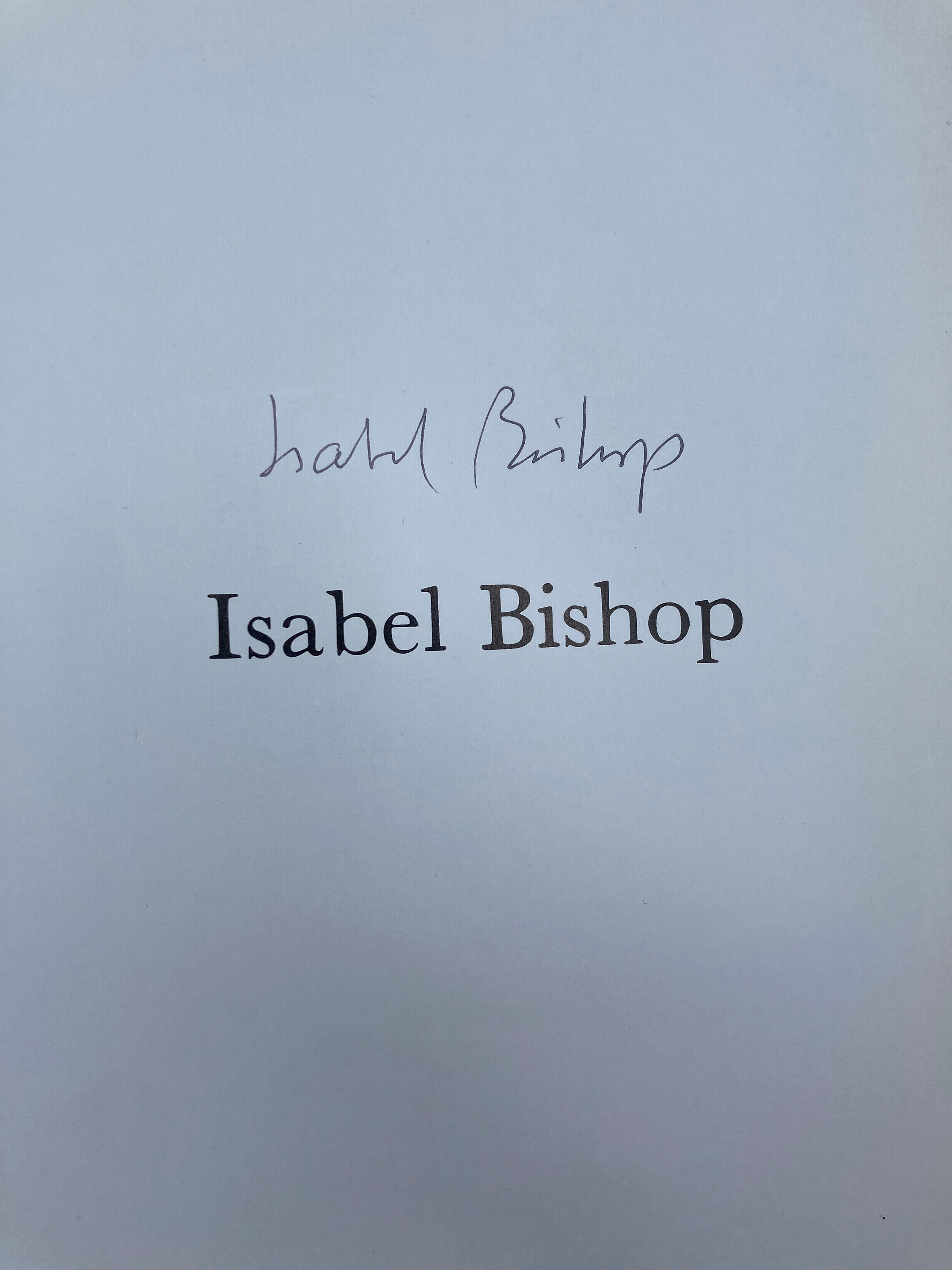 SIGNED Isabel Bishop Vintage Art Book, Coffee Table Hardcover 1970s ...