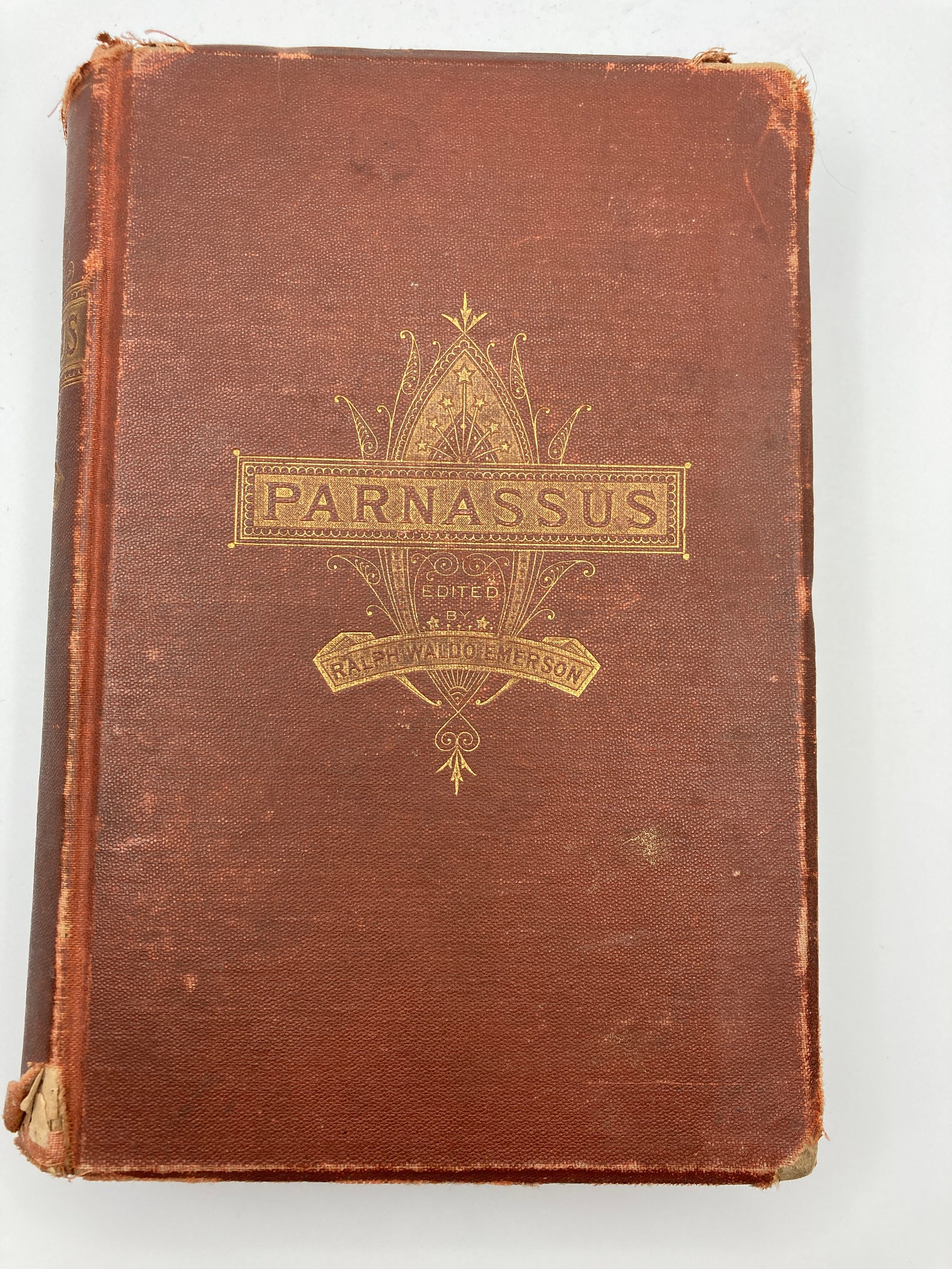 Antique 1800s Poetry Anthology, Parnassus Edited by Ralph Waldo Emerson ...
