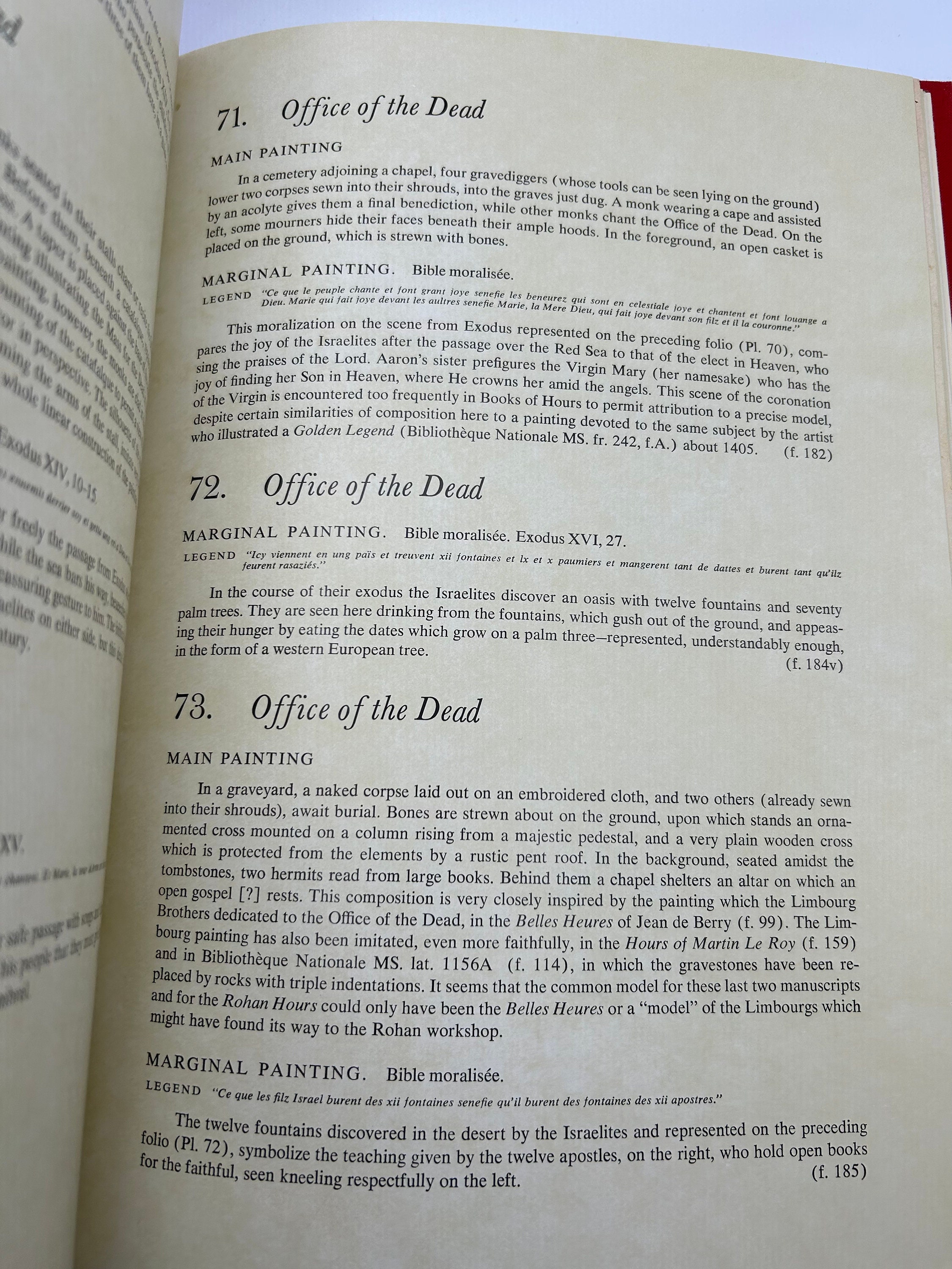Illuminated Manuscript Art Book, the Rohan Master Middle Ages Book of ...