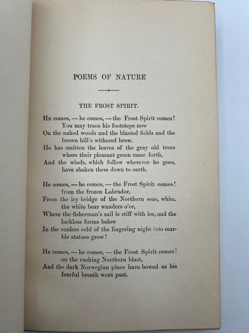 Quaker Antique 1800s Nature Christianity Abolitionist Poetry John ...