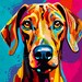 Rhodesian Ridgeback Tribal Digital Print for Sublimation | DTF ...