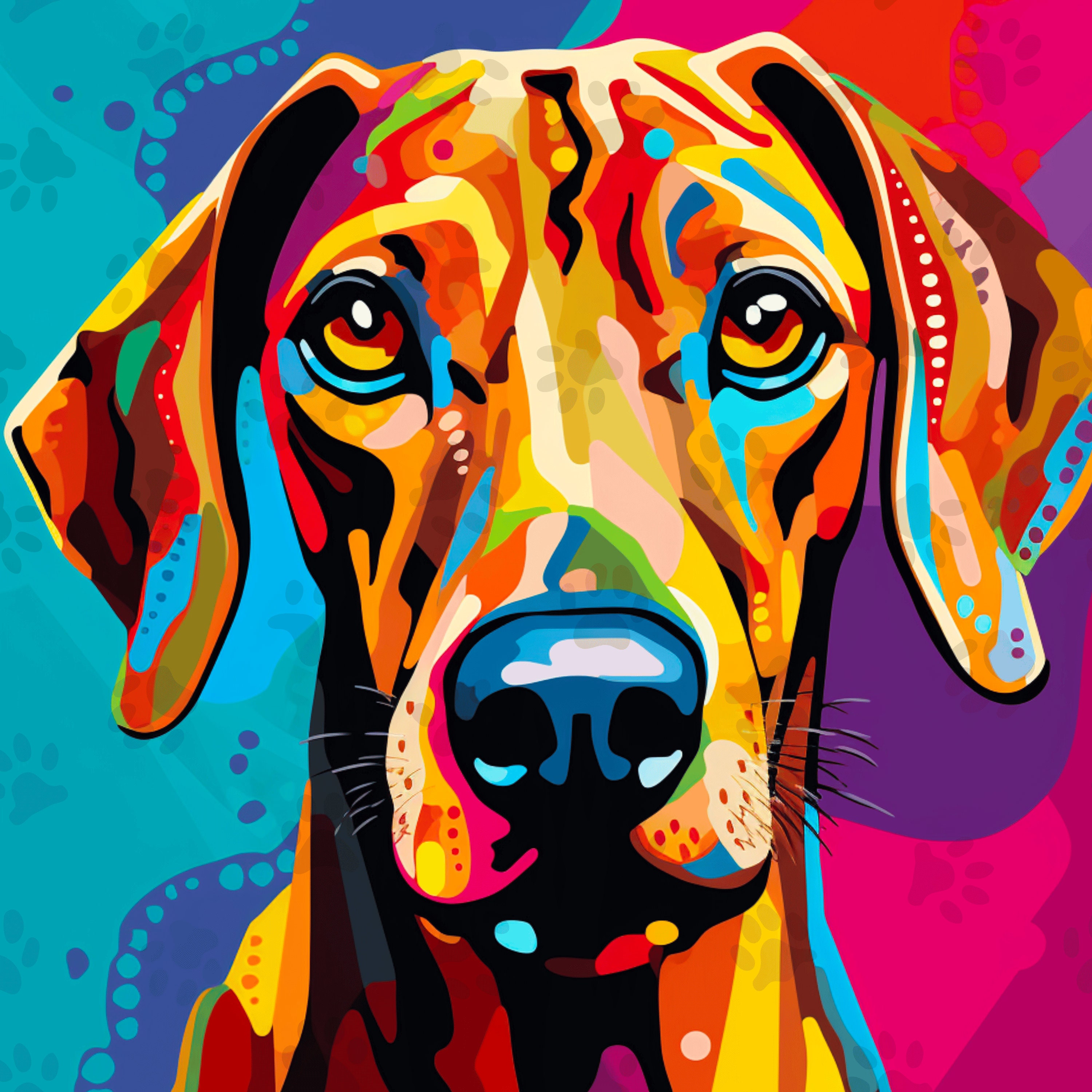 Rhodesian Ridgeback Tribal Digital Print for Sublimation | DTF ...