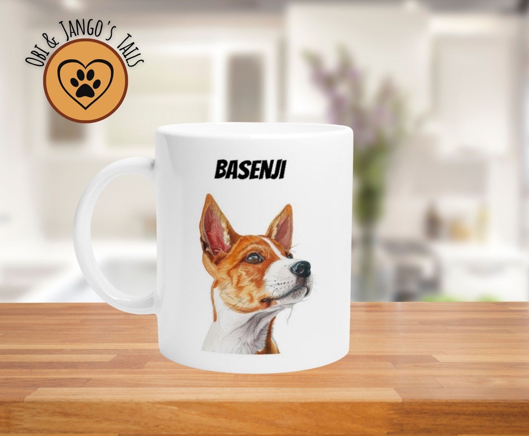 Funny Basenji Mischief White 11oz Ceramic Mug - Etsy