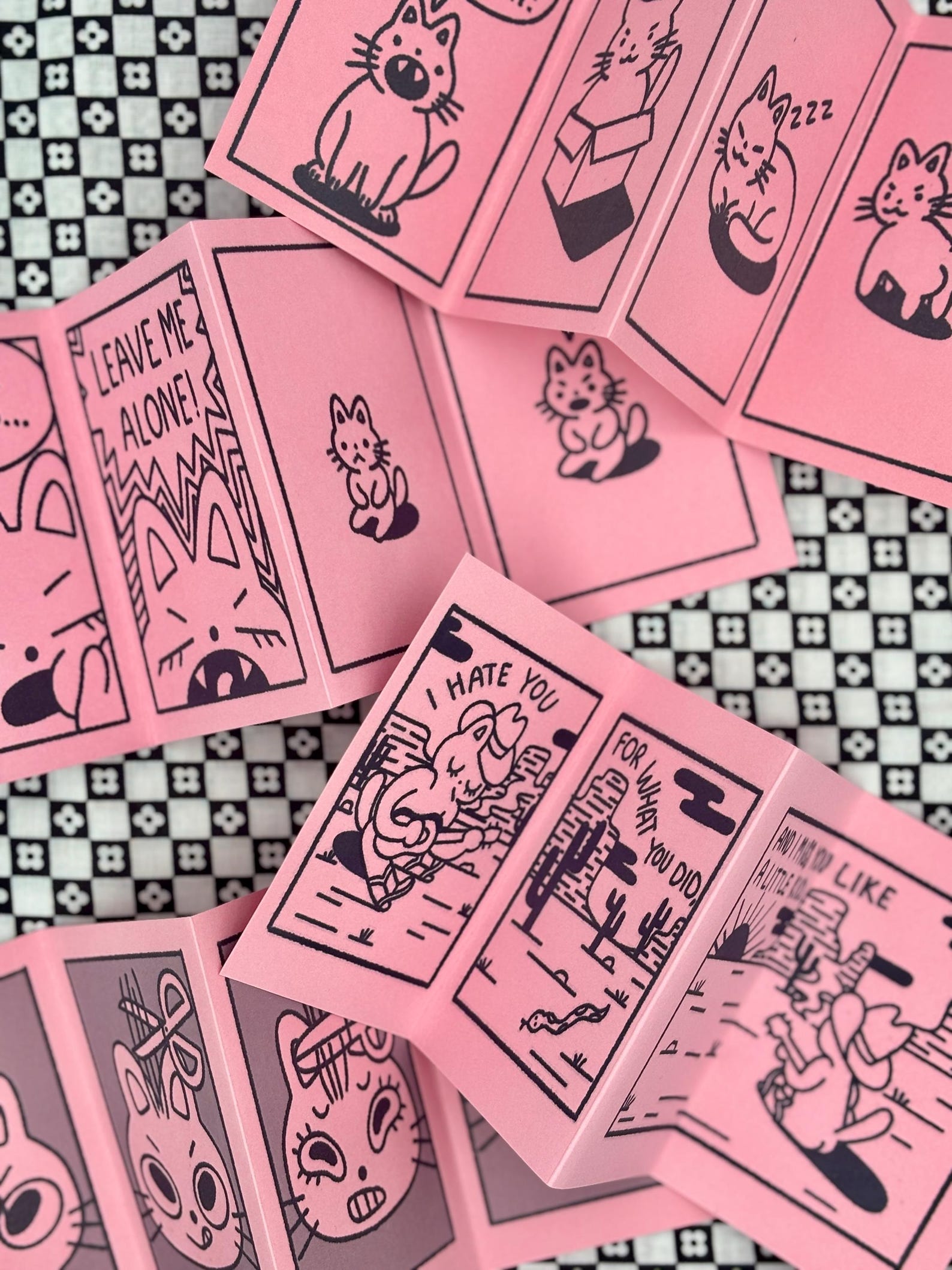 Pink Cat Comics - Zine Bundle, Set of 4 - Etsy
