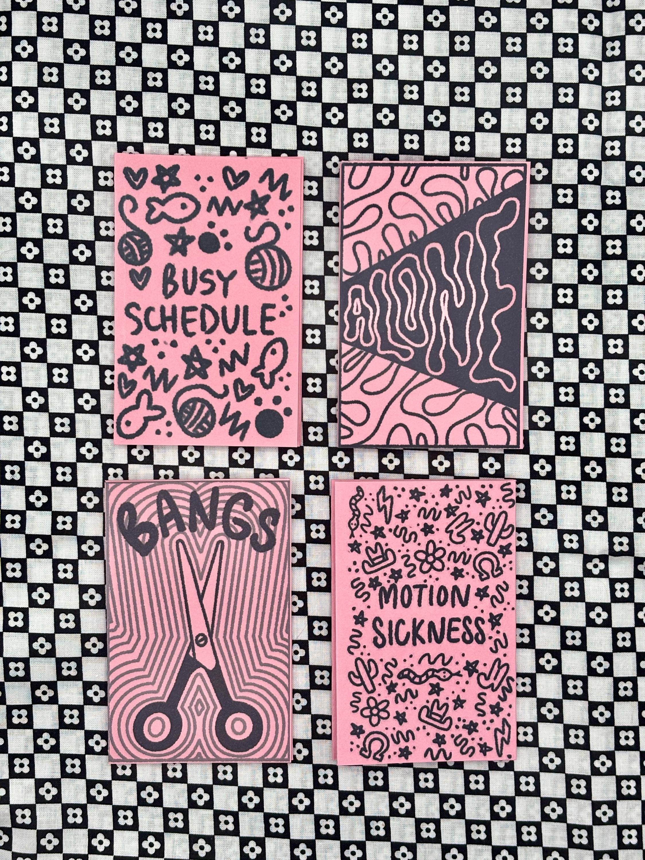 Pink Cat Comics - Zine Bundle, Set of 4 - Etsy