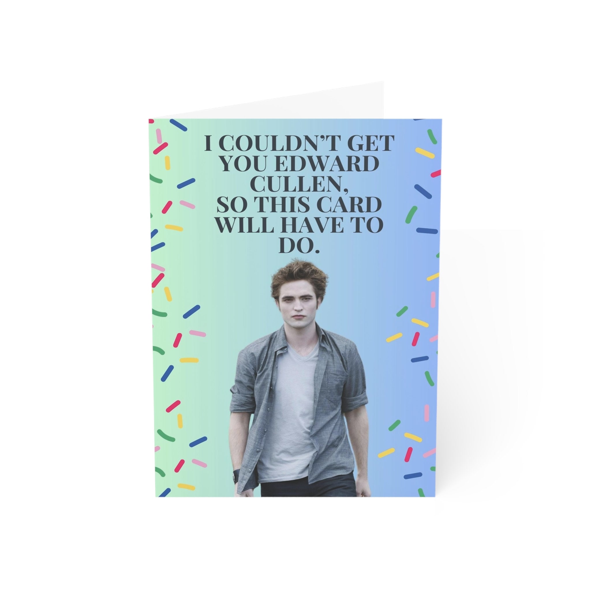 Twilight Birthday Card, Twilight, Edward Cullen Birthday Card, Edward ...
