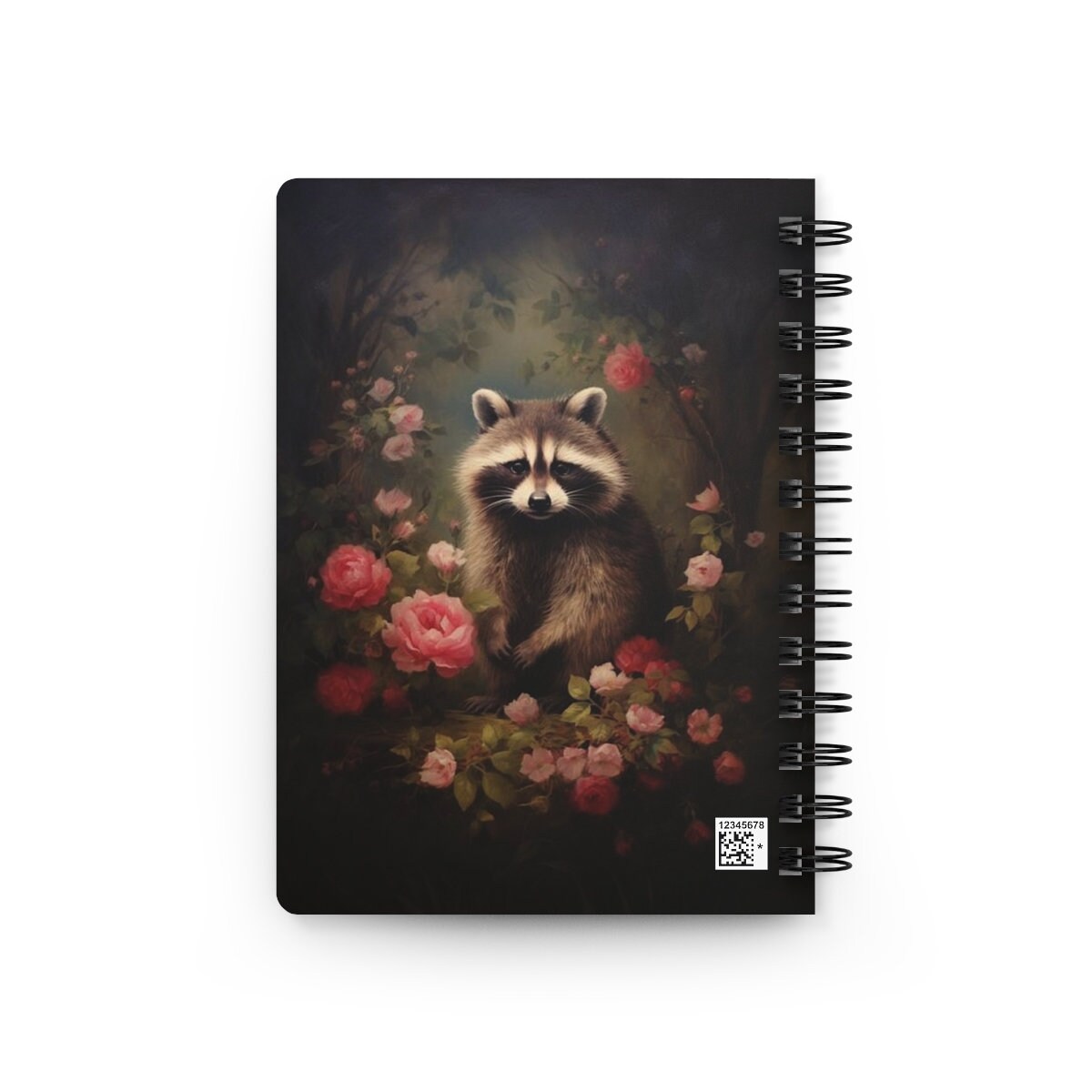 Dark Academia Racoon Journal, Racoon Flower Journal, Gothic Journal ...