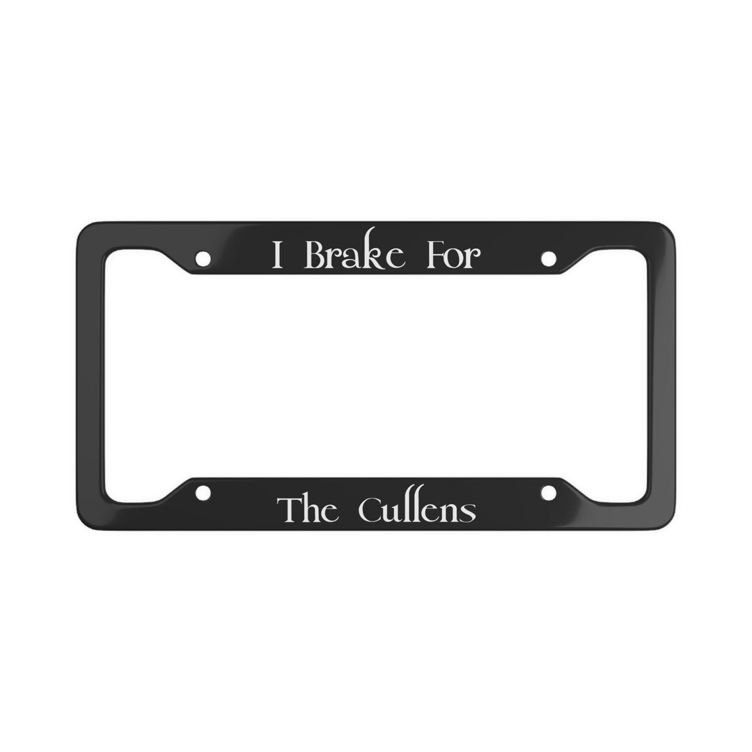 Twilight License Plate Cover, Twilight Car Decor, Twilight Car Merch ...