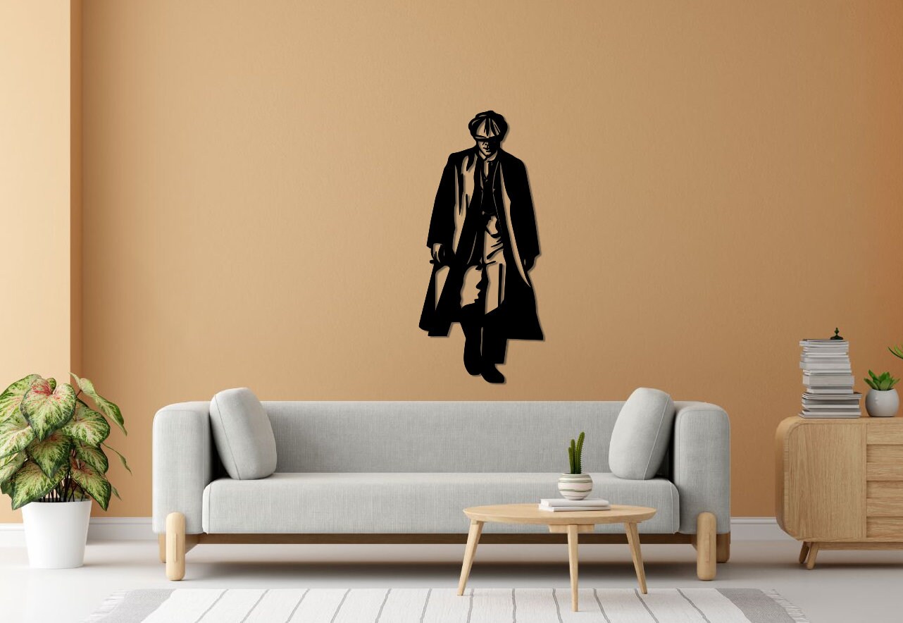 Peaky Blinders Metal Wall Art Thomas Shelby Decor, Large Abstract No ...
