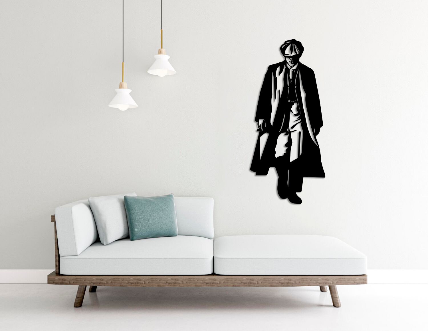 Peaky Blinders Metal Wall Art Thomas Shelby Decor, Large Abstract No ...